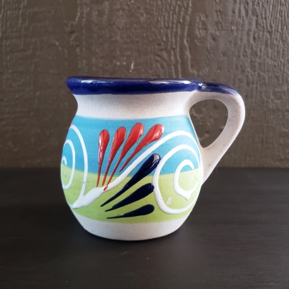 Dining | Vintage Jarrito De Barro Mexico Clay Folk Art Pottery Cup ...